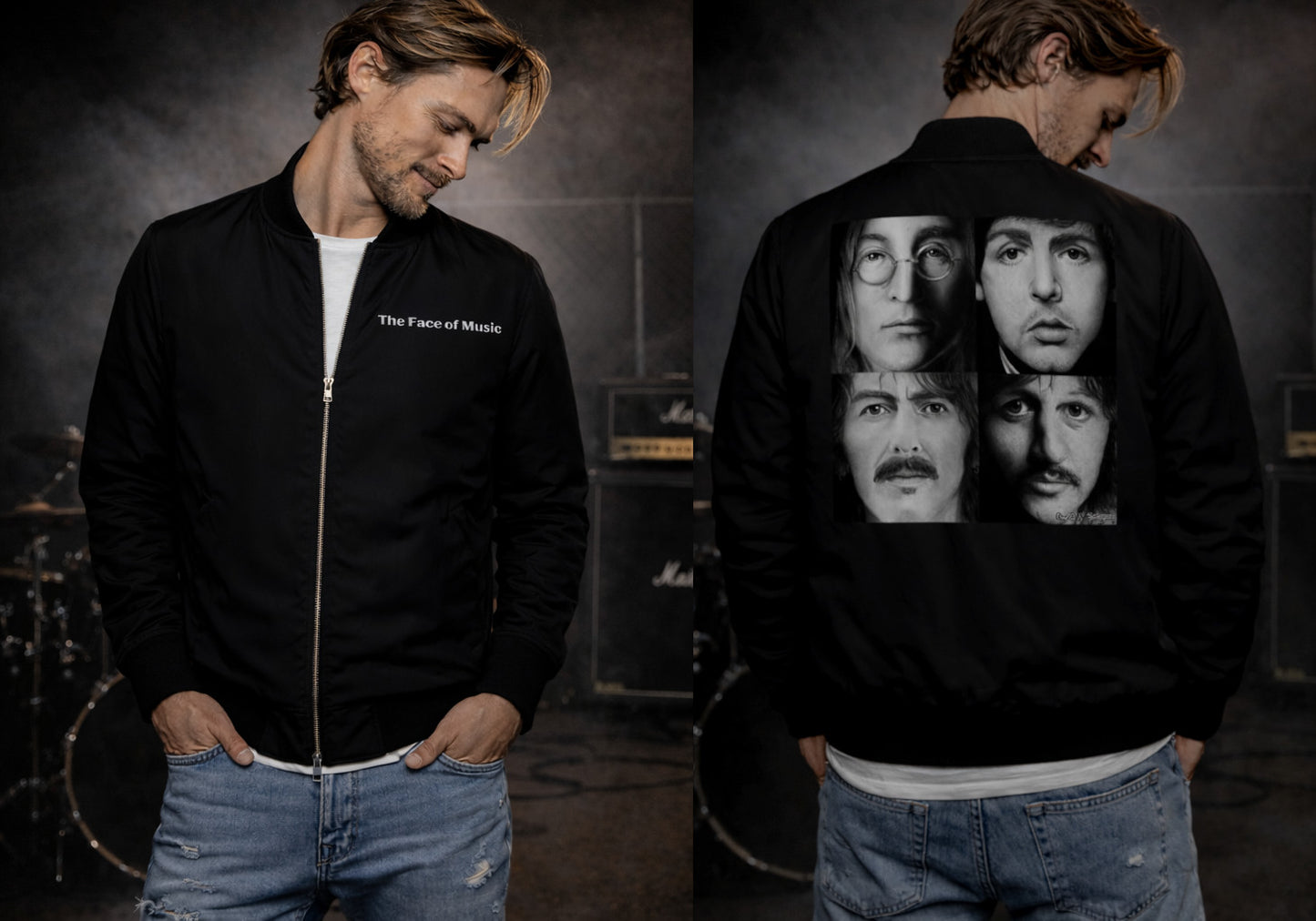 Parallel Visions — Bomber Jacket – The Face of Music